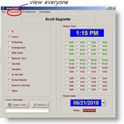 Electronic In / Out Boards ($89 to $189) – For Any Size Office